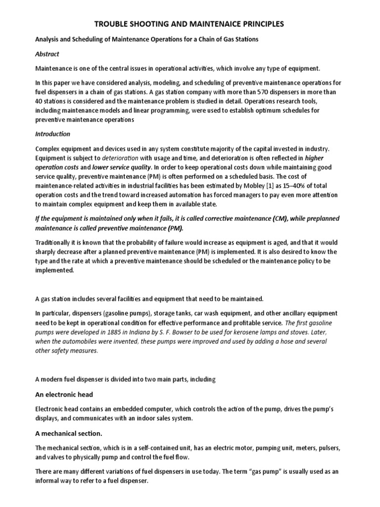 Trouble Shooting Principles | PDF | Mechanical Engineering | Energy And ...