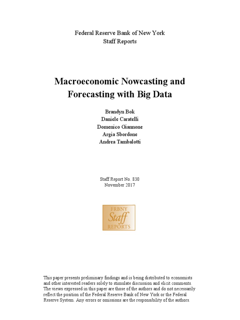 Tracking the Economy in Real Time: An Overview of Methods for ...