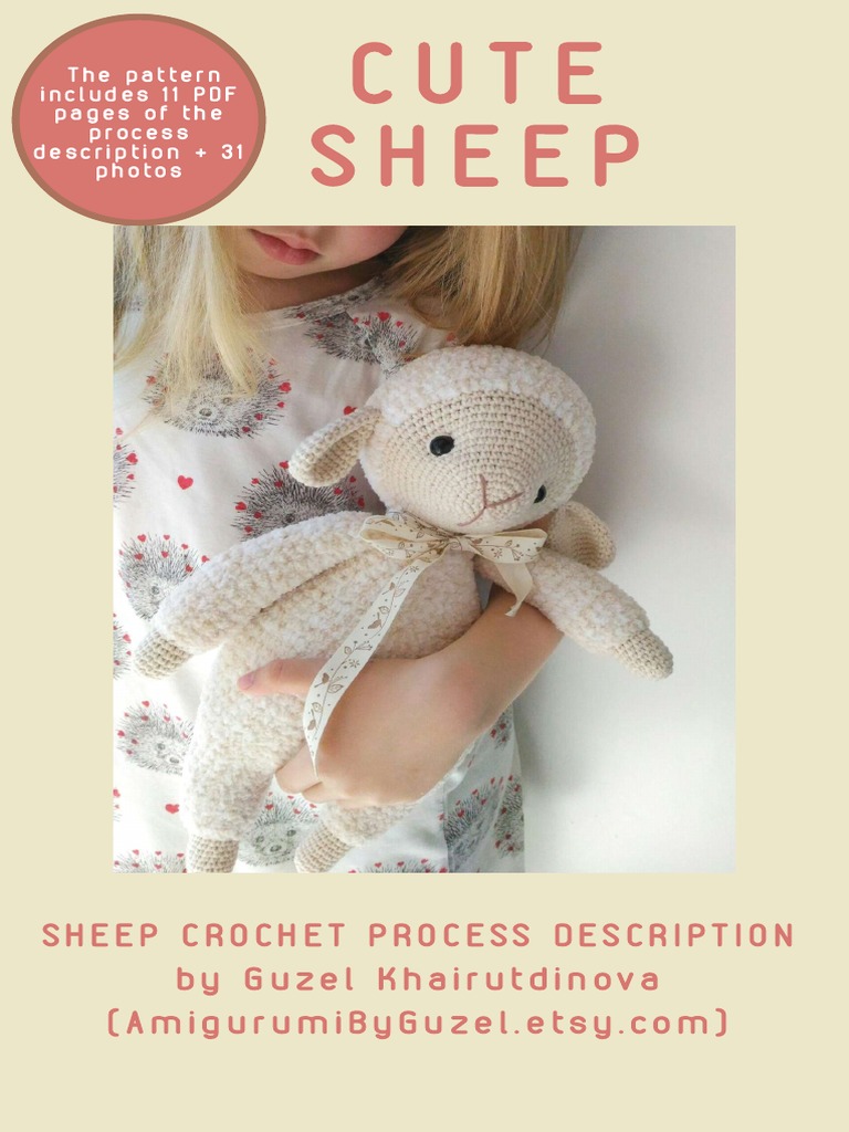Cute Sheep: Sheep Crochet Process Description by Guzel Khairutdinova ...