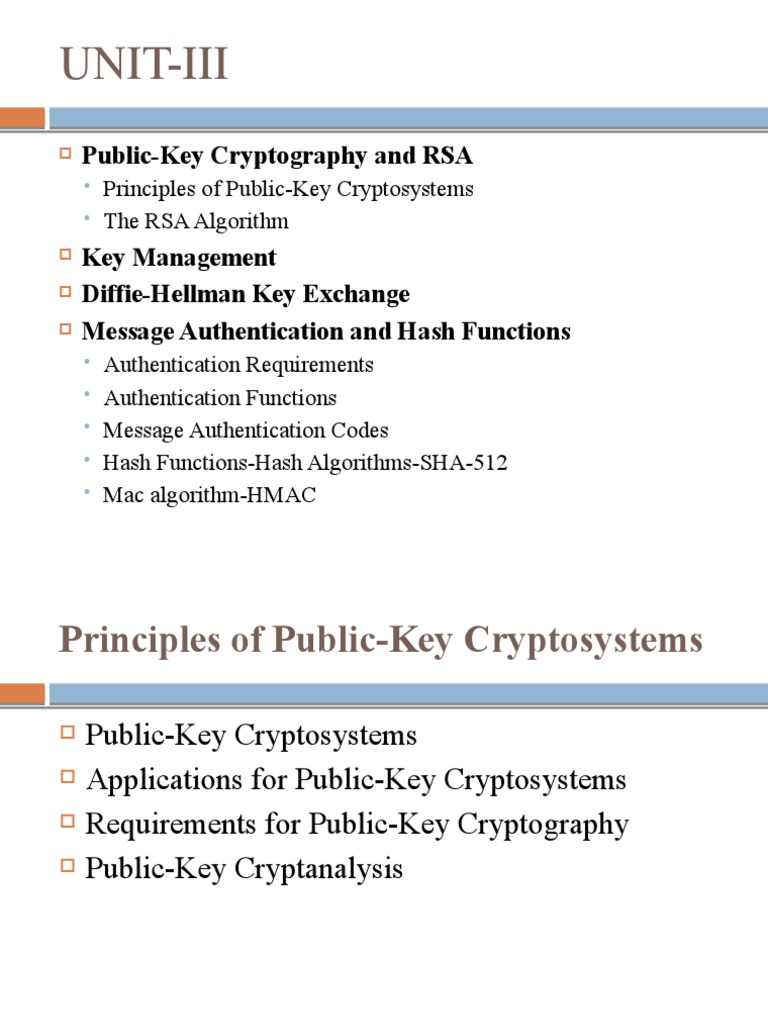 Principles of Public Cryptosystems | PDF | Cryptography | Public Key Cryptography