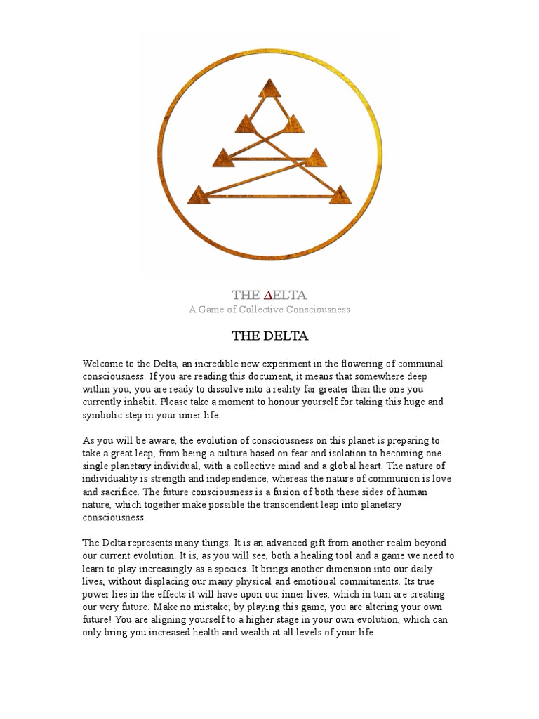 THE DELTA Jan2020 | PDF | Thought | Consciousness
