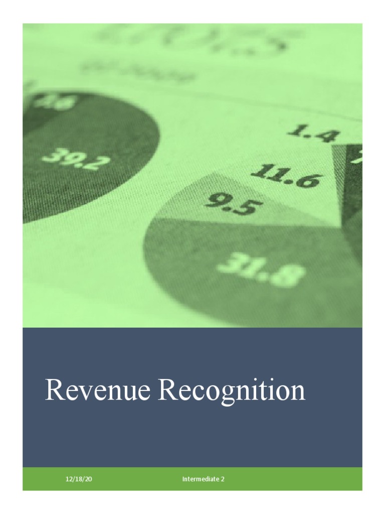 Revenue Recognition: 12/18/20 Intermediate 2 | PDF | Revenue ...