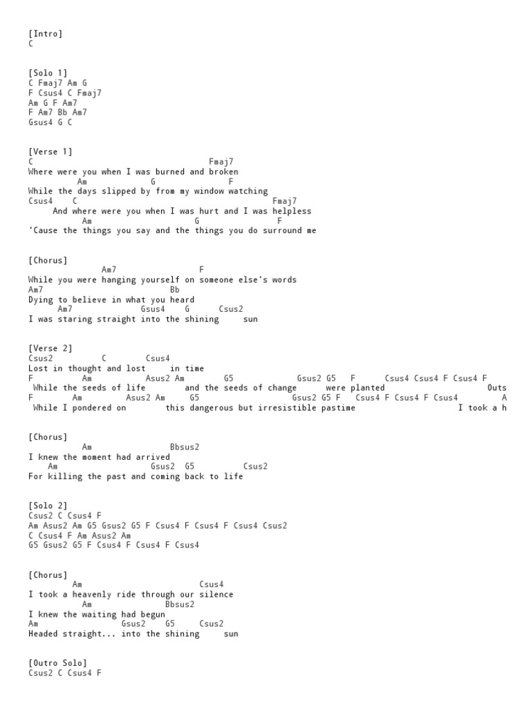 Coming Back To Life PDF | PDF