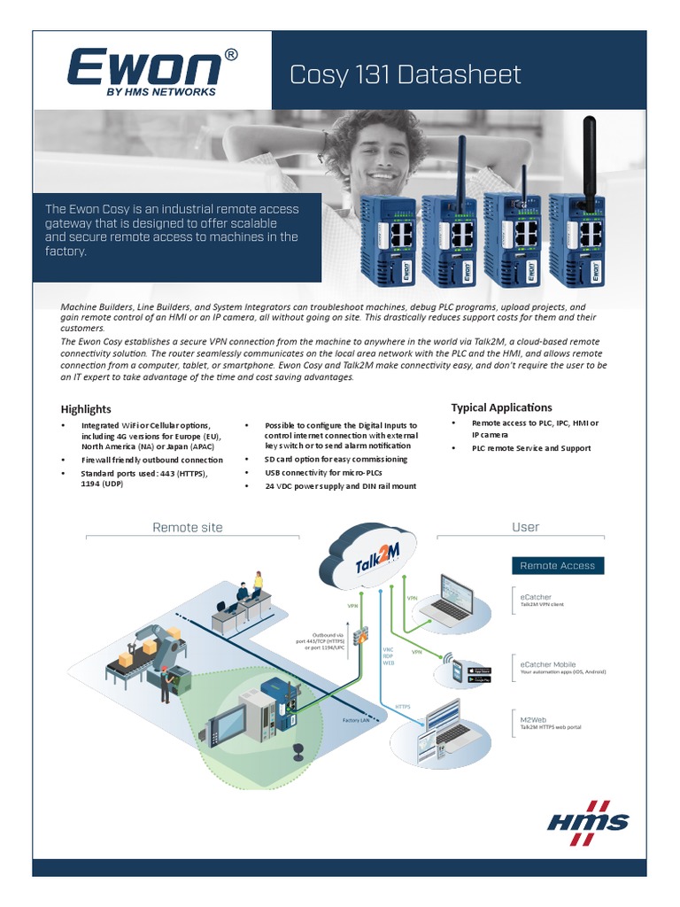 Datasheet - Ewon Cosy 131 | PDF | Transport Layer Security ...