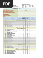 Pre-Inspection Checklist For Blasting | PDF