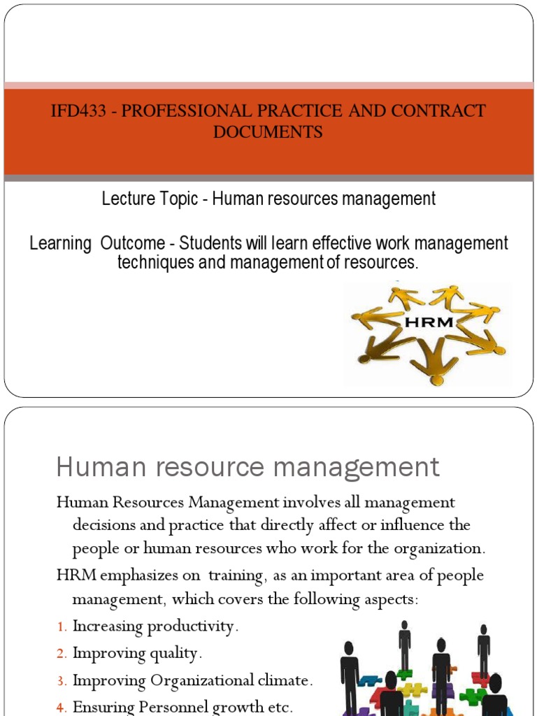 Human Resource Management | PDF | Human Resource Management | Human ...