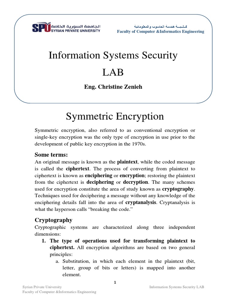Symmetric Encryption Explained | PDF | Cryptography | Cryptanalysis