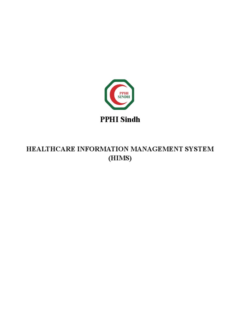 PPHI Sindh: Healthcare Information Management System (HIMS) | Download ...