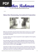 40-Day Djinn Summoning Ritual Guide | PDF | Jinn | Demons