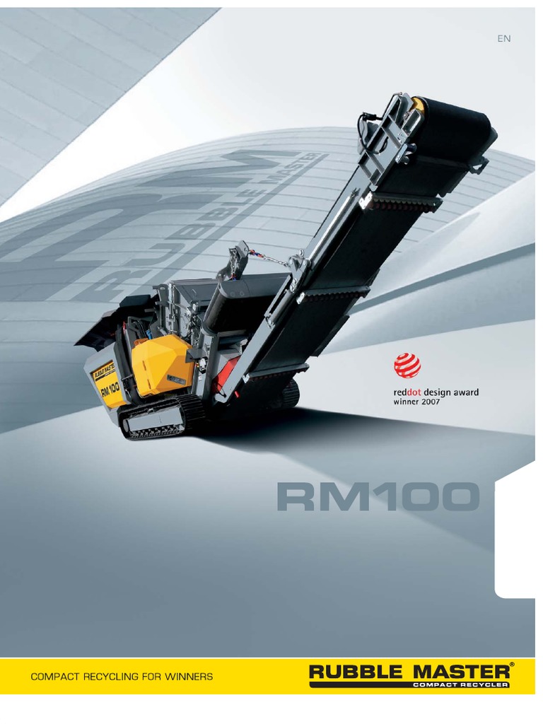 Rubblemaster rm100 | PDF