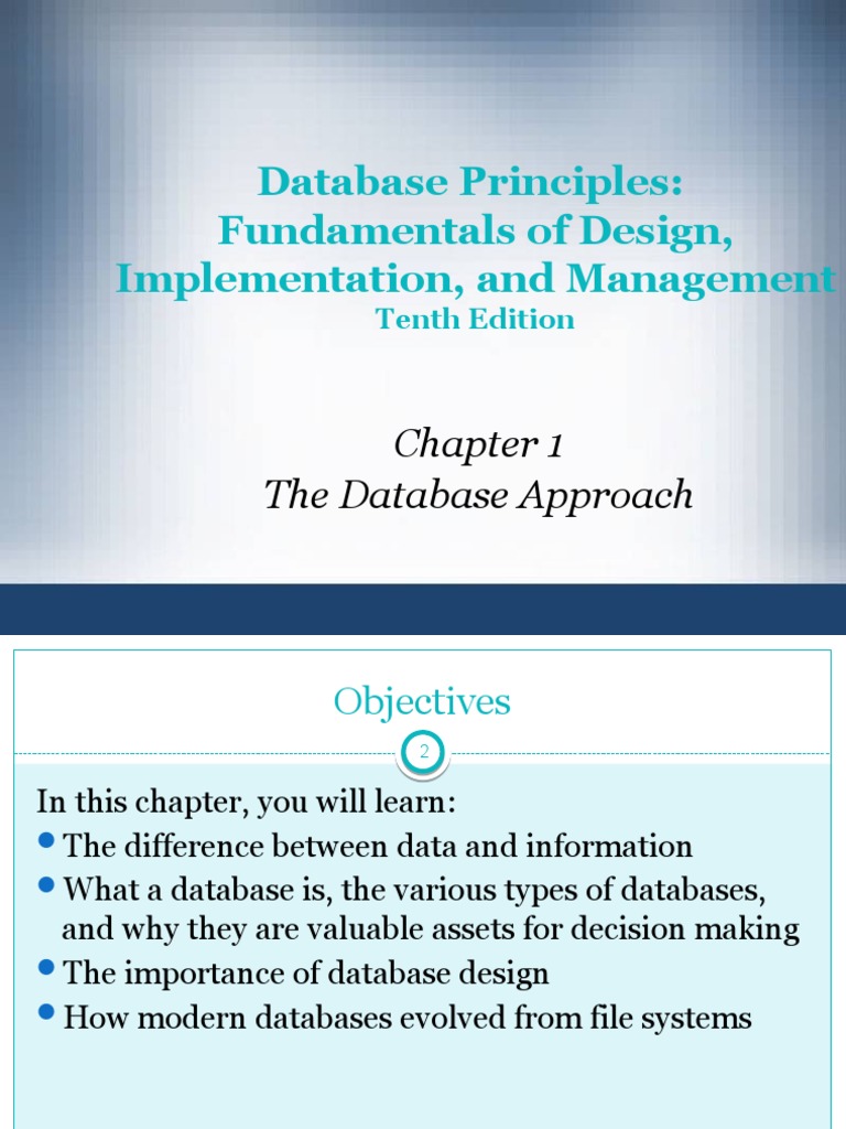 Topic 1 Database Concepts | PDF | Databases | File System