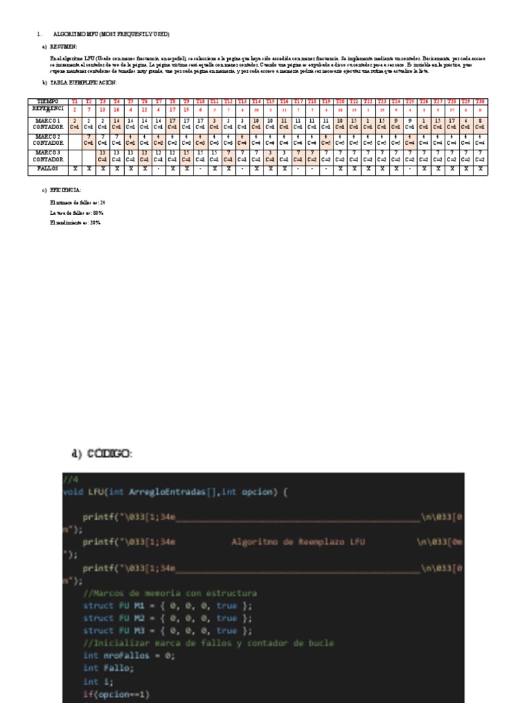 LFU | PDF | Programación de computadoras | Informática