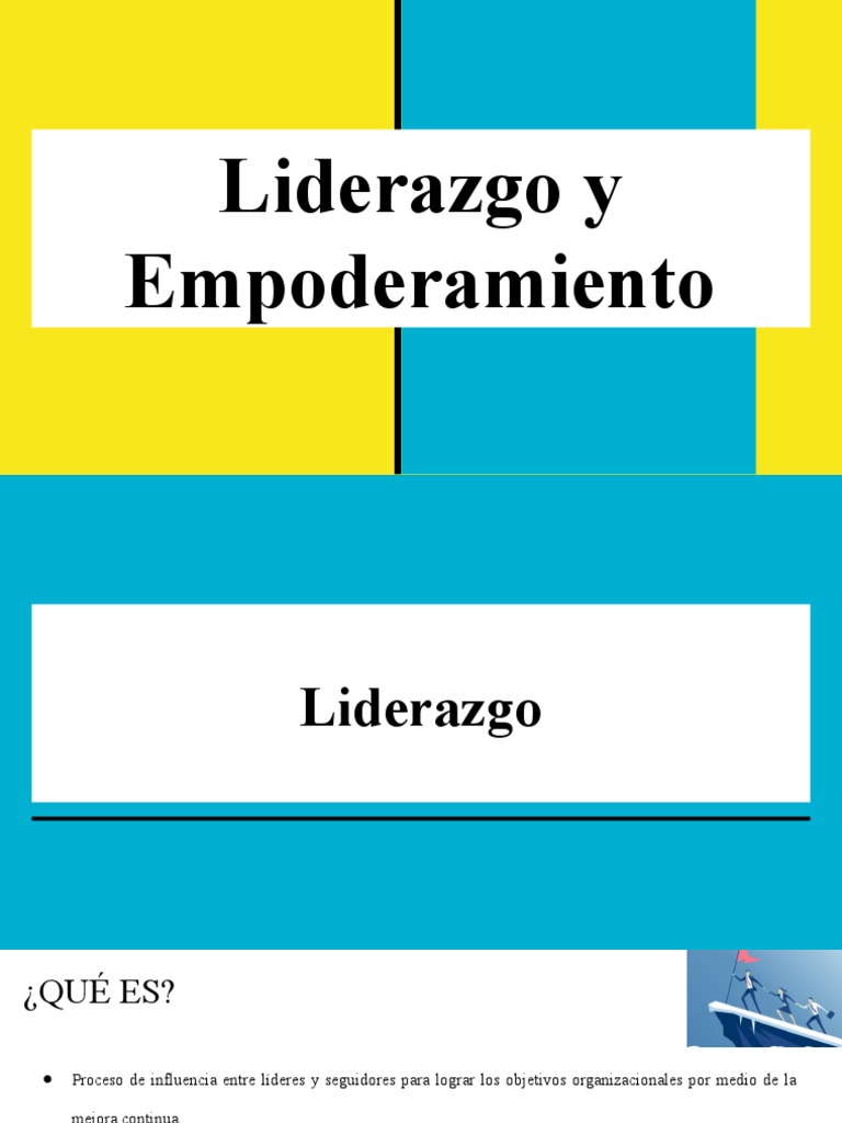 Liderazgo y Empoderamiento | PDF | Empoderamiento | Liderazgo