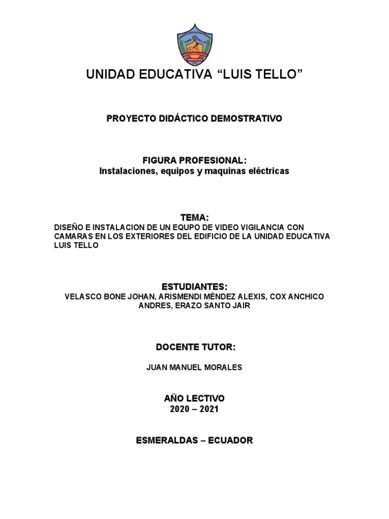 Caratula de Proyecto | PDF