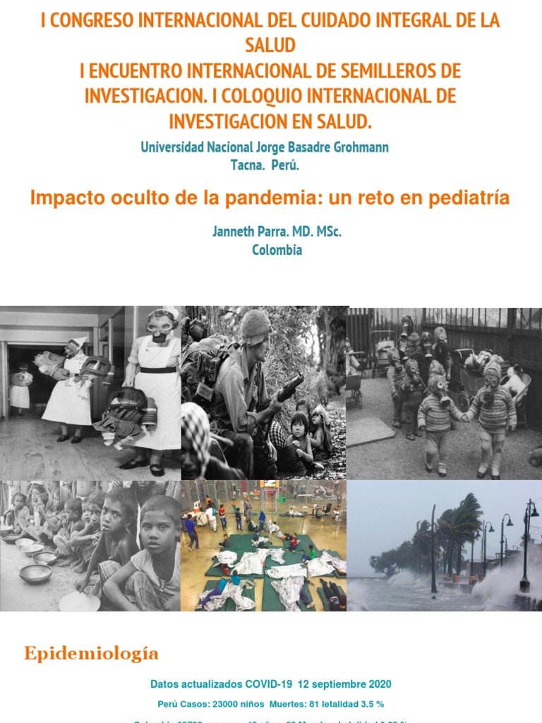 Impacto Oculto de La Pandemia Un Reto en Pediatria Md. Janneth Parra ...