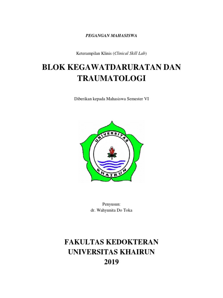 Manual CSL Blok Trauma PDF | PDF