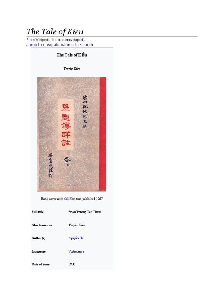 The Tale of Kieu | PDF | Vietnam | Poetry