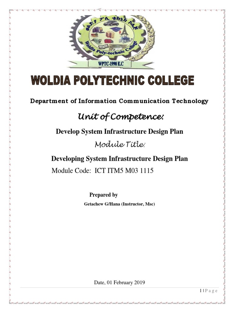 L5 - Module - 3 Develop System Infrastructure Design Plan PDF | PDF | Software Development ...
