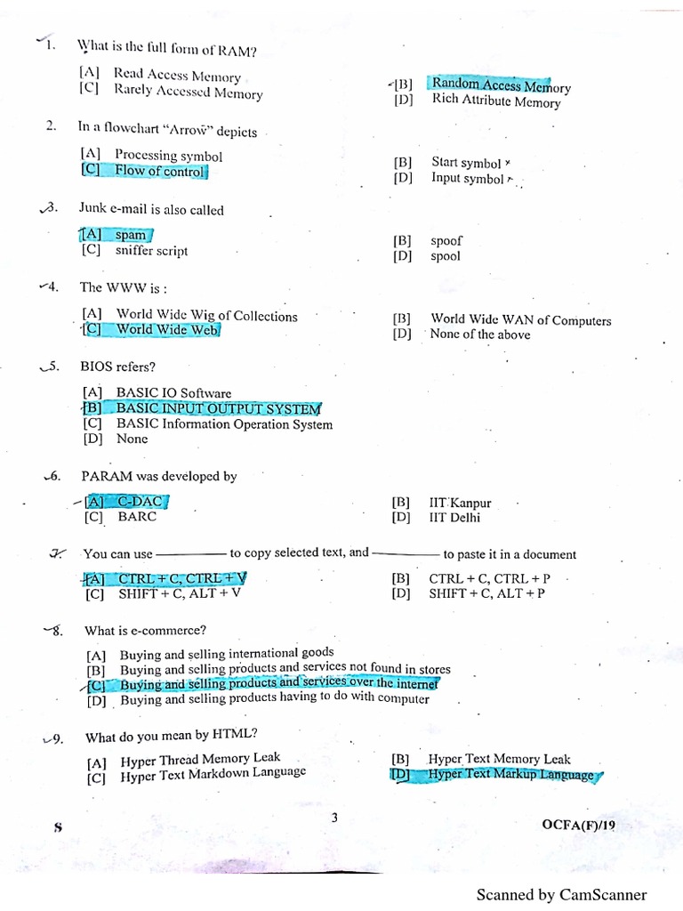 Apdcl Sahayak Answer Key | PDF