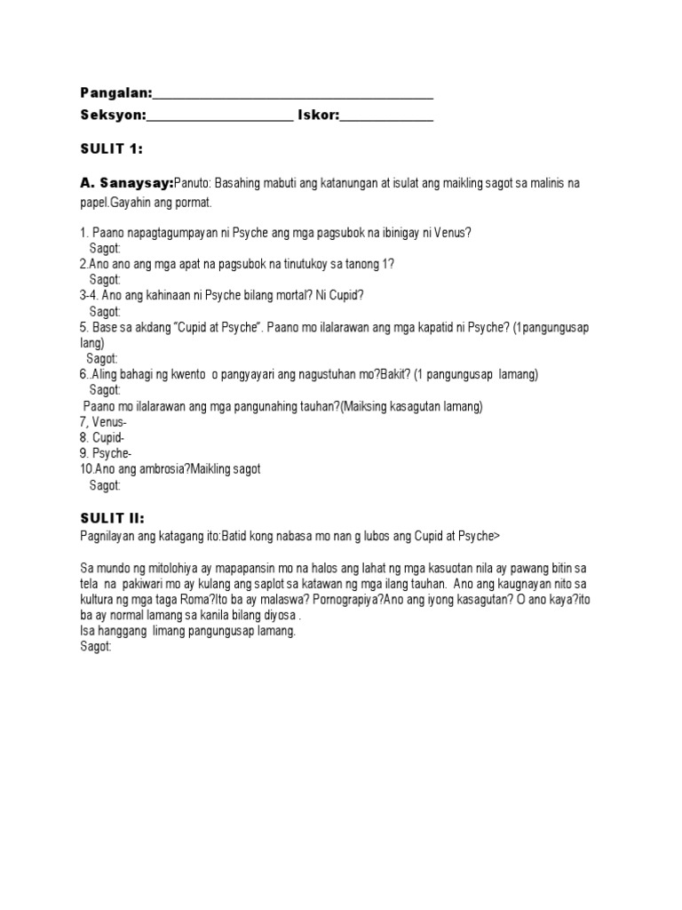 Task 1 at Sulit 1 | PDF