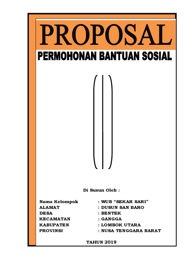 Proposal WUB SEKAR SARI | PDF