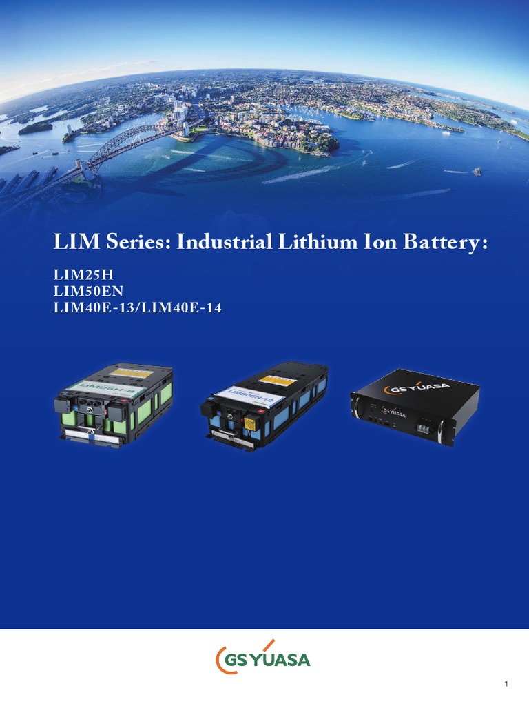 LIM Series: Industrial Lithium Ion Battery:: LIM25H Lim50En LIM40E-13 ...