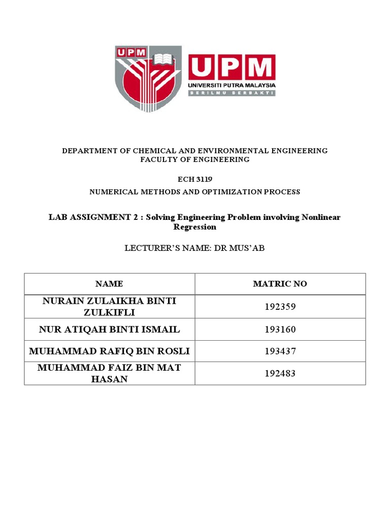 Assignment2 Matlab | PDF | Computers | Technology & Engineering