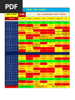 2-Hour Turning Schedule Chart | PDF