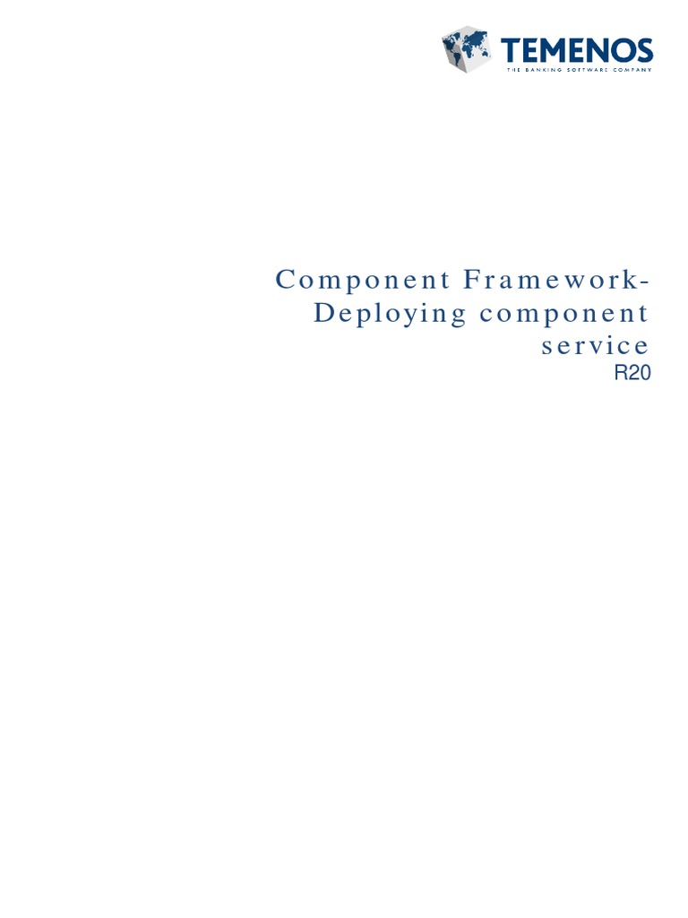 Component Framework-Deploying Component Service | PDF