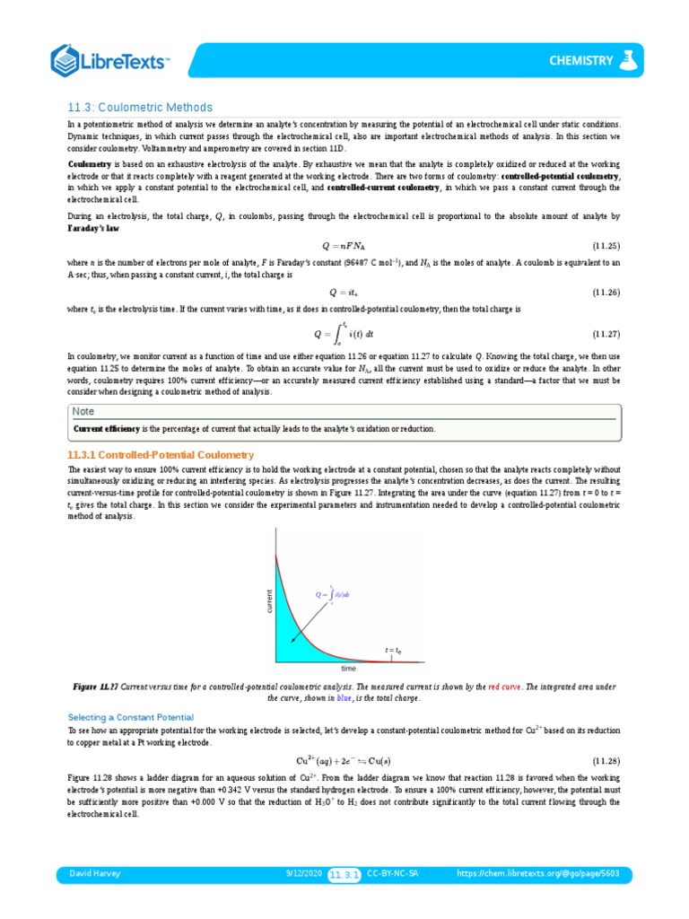 Coulometric Methods.3 Coulometric Methods | PDF | Titration | Chemistry