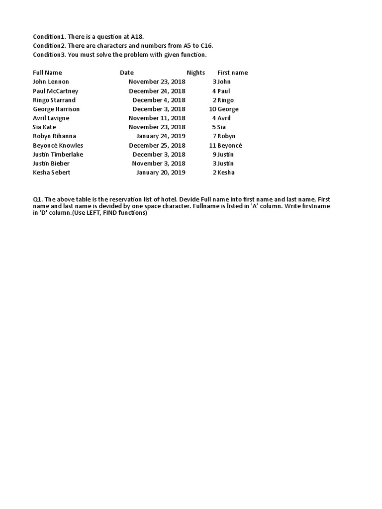 2018 Etools Excel Ans ENG | PDF