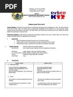 Lesson Plan in Music 8 | PDF | Musical Instruments | Lesson Plan