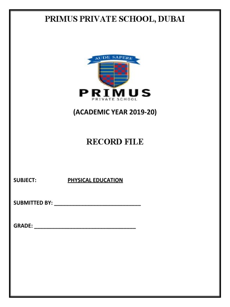 Front Page Certificate Pe | PDF