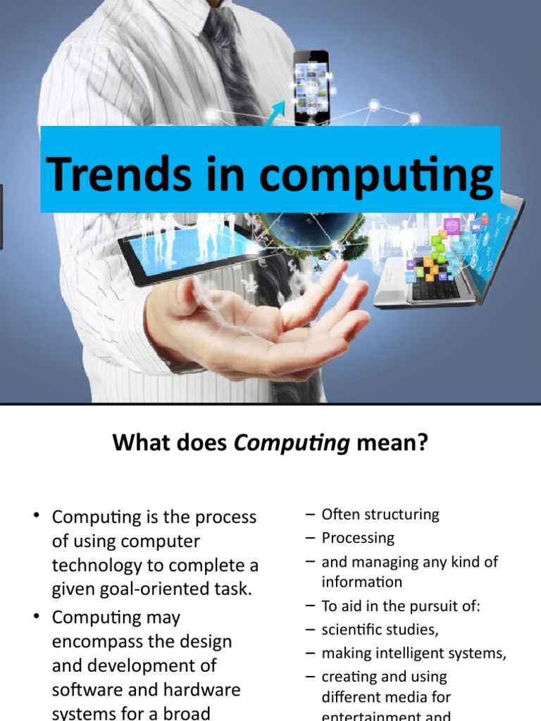 Trends in Computing | PDF | Cloud Computing | Client–Server Model