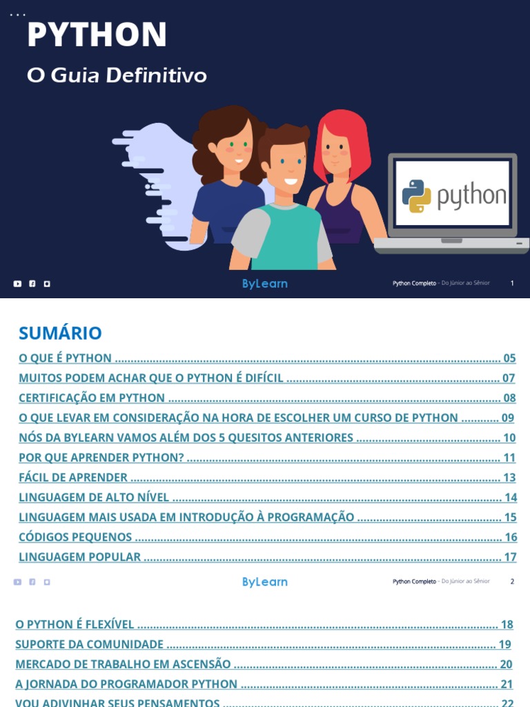 E-Book Guia Definitivo PDF | PDF | Python (linguagem de programação ...
