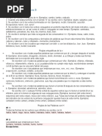 Uso de B, V, G, J, H, C, Z, S, R, RR, K, X, W, Y, LL | PDF ...