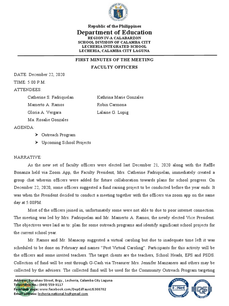 Department of Education: Republic of The Philippines | PDF | Cyberspace ...