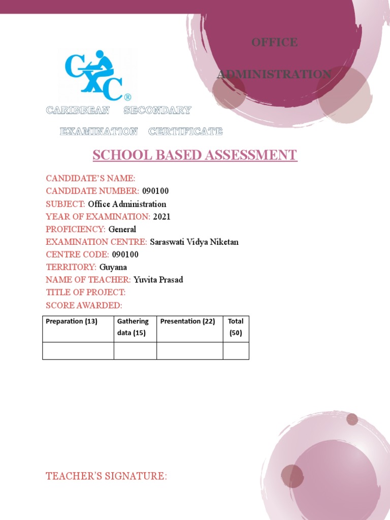 Sba Cover Page Oa | PDF