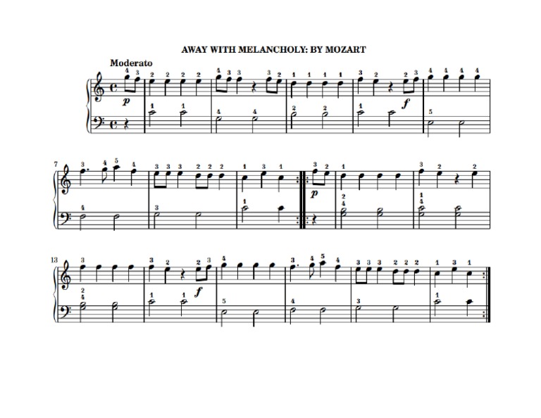 Away With Melancholy | PDF