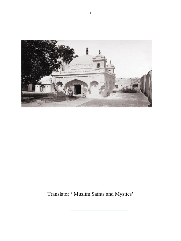 Muslim Saints of Aurangabad | PDF | Sufism | Religion And Belief