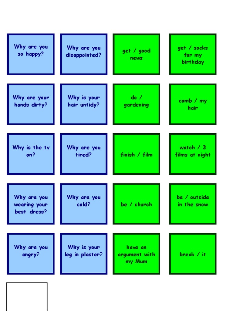 Present Perfect Speaking Activity Fun Activities Games Grammar Drills ...