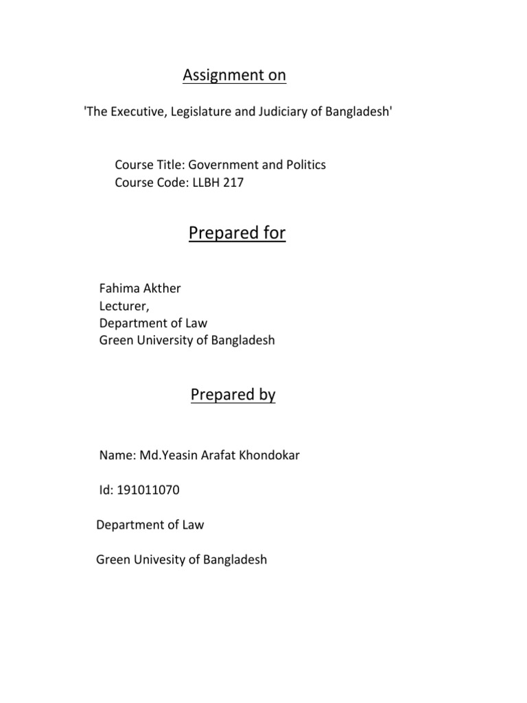 Assignment Govt and Politics | PDF | United States House Of ...