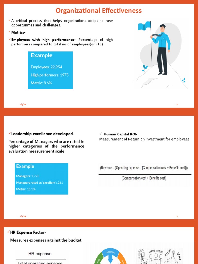 Organizational Effectiveness | PDF