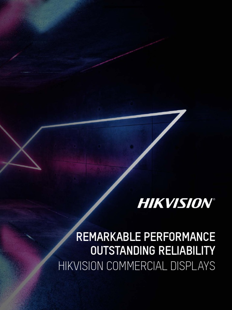 Hikvision Commercial Display Solutions | PDF | Display Resolution ...