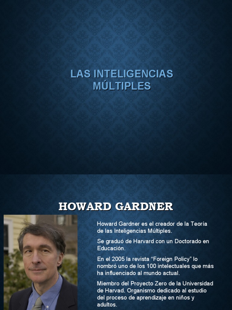 Teoría de las Inteligencias Múltiples de Howard Gardner: nueve tipos de inteligencia y sus ...