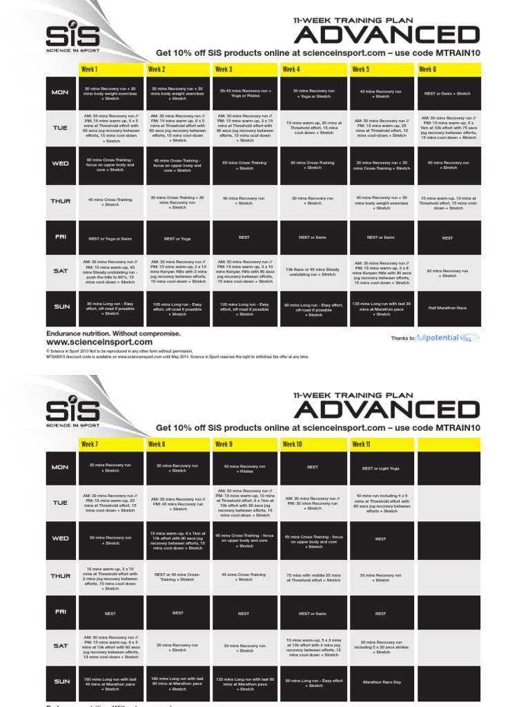 Advanced: Week 6 Week 5 Week 2 Week 3 Week 4 Week 1 | PDF | Management Of Obesity | Physical Fitness