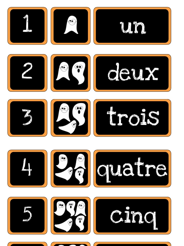 Halloween Numbers 1-20 | PDF