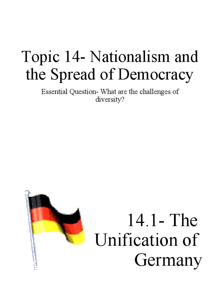 Topic 14-Nationalism and The Spread of Democracy: Essential Question ...