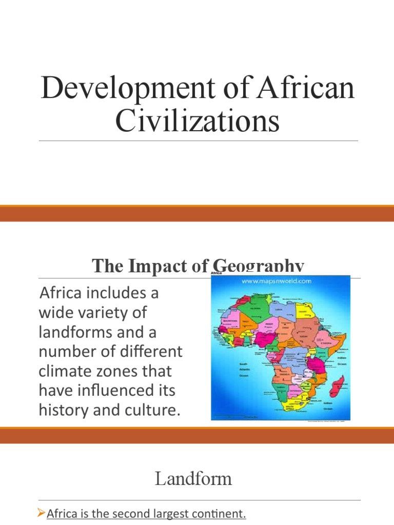 Development of African Civilizations | PDF | Africa | Religion And Belief