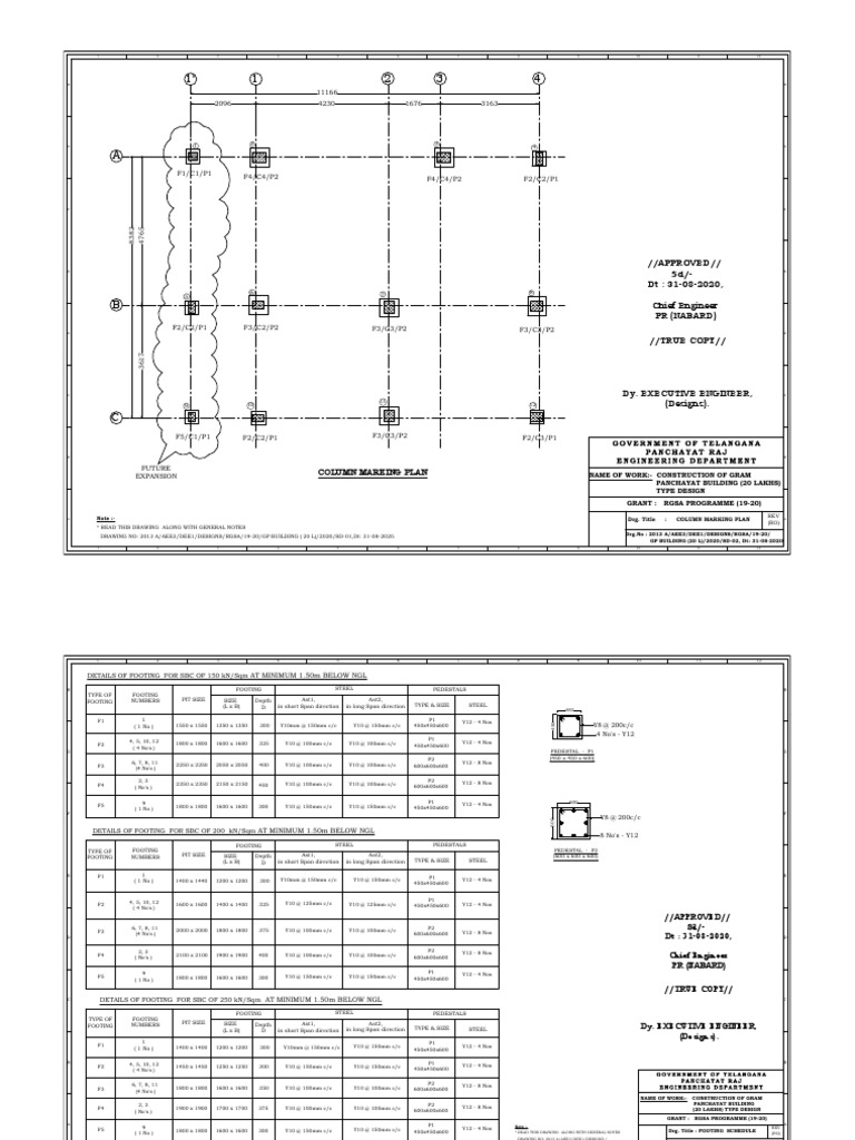 GP Building RGSA Drawings | PDF | Government